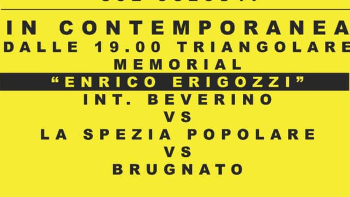Il 19 agosto il triangolare “Enrico Erigozzi”, in campo Intercomunale ...