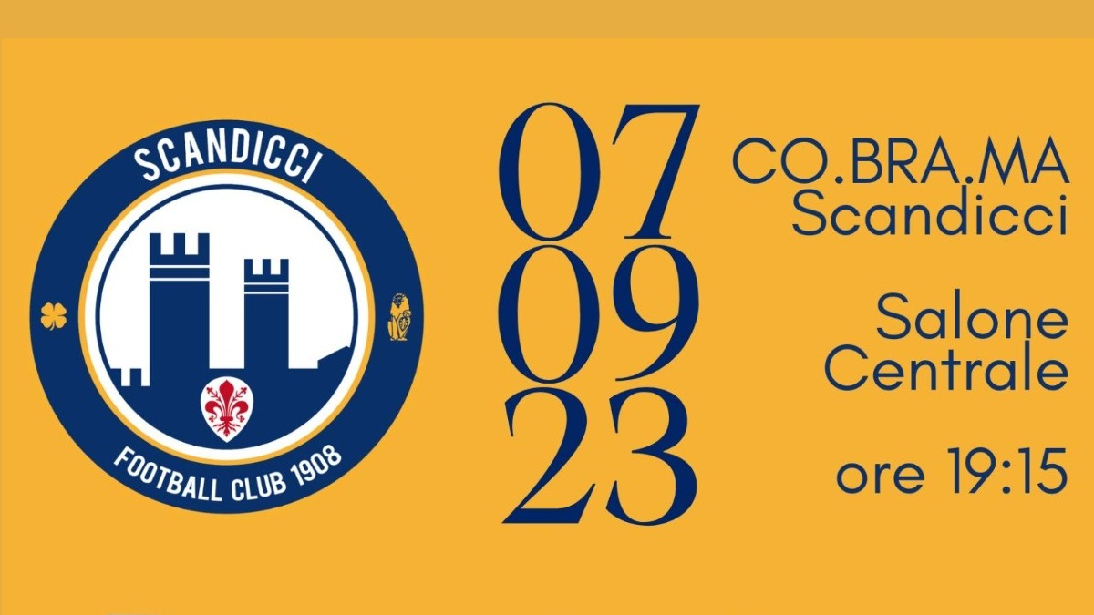 Eccellenza. Giovedi la presentazione dello Scandicci Calcio - Toscana