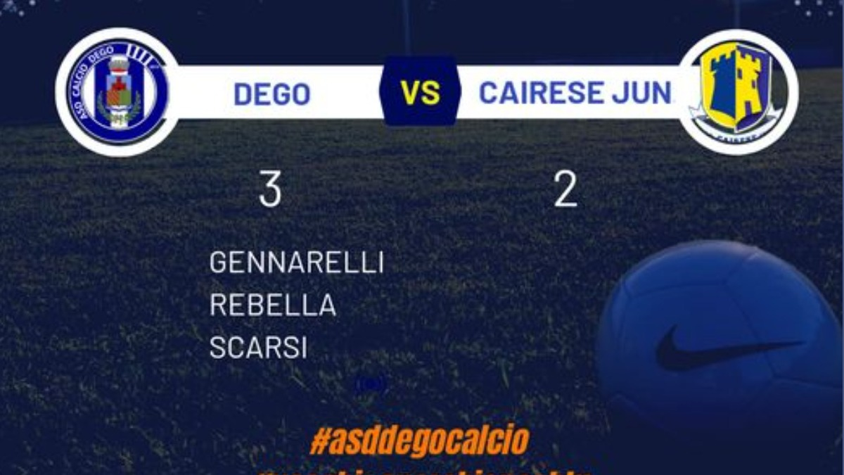 Segnali di crescita per il Dego: battuta la Cairese Juniores - Liguria ...