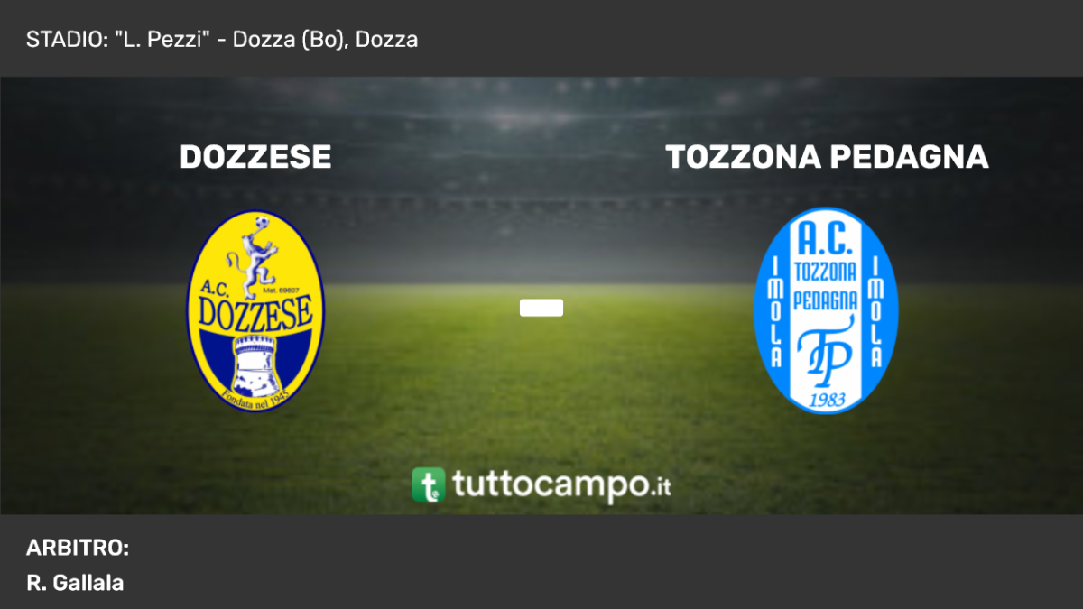 Dozzese vs Tozzona Pedagna, il tabellino - Emilia-Romagna