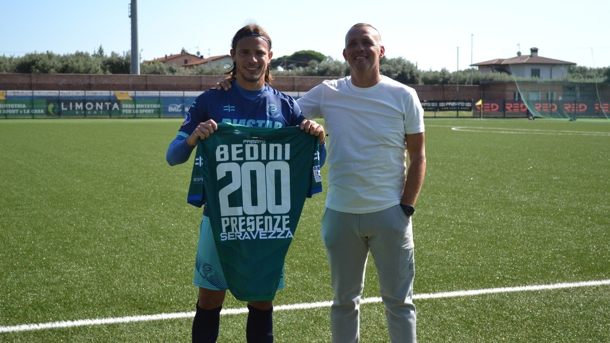 Brian Bedini fa 200 con il Seravezza Pozzi: importante traguardo per il ...