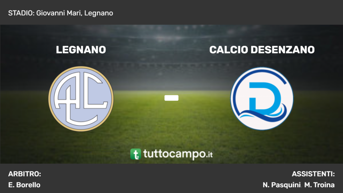 Serie D, girone B: Ecco le formazioni ufficiali del match di oggi ...