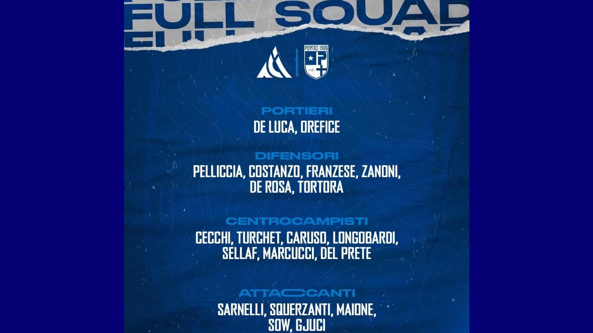 Portici, prima convocazione in prima squadra per il 2006 Orefice - Campania