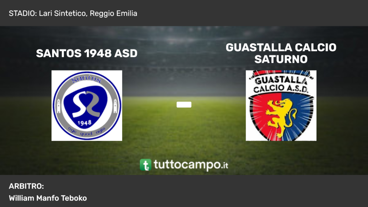 Allievi U17 - Santos 1948 vs Guastalla Calcio Saturno - Emilia-Romagna