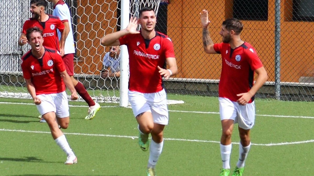 Promozione C. Grifone Calcio, il microfono a Michael Dipilato - Lazio