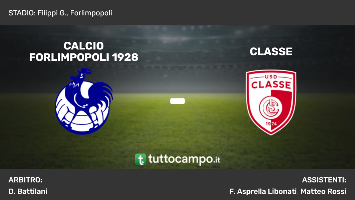 Calcio Forlimpopoli 1928 vs Classe - Emilia-Romagna - Tuttocampo.it