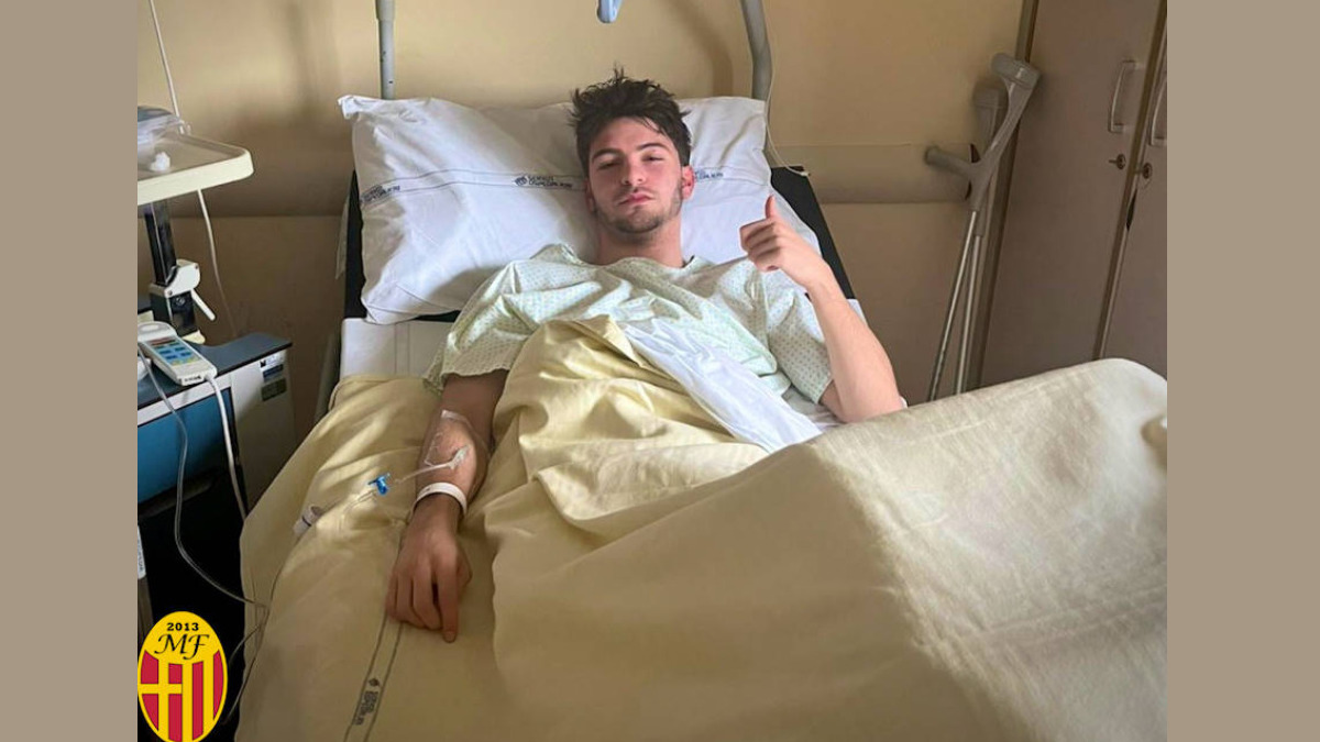 Medicina Fossatone, Giacomo Lanzoni operato al ginocchio - Emilia-Romagna