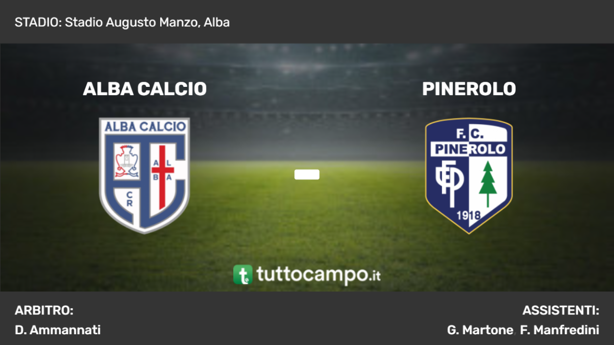 Serie D, girone A: Ecco le formazioni ufficiali del match Alba Calcio ...