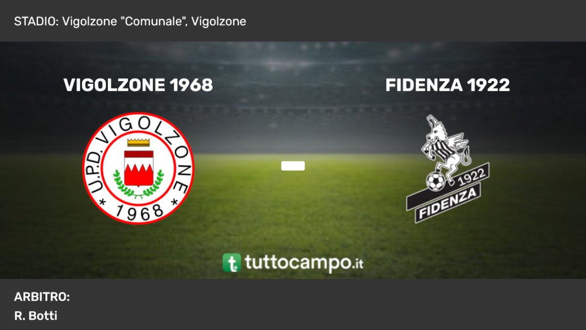 Vigolzone 1968 vs Fidenza 1922, cornaca e tabellino - Emilia-Romagna