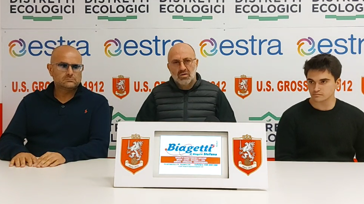 Serie D, gir. E. La conferenza di presentazione di mister Roberto ...