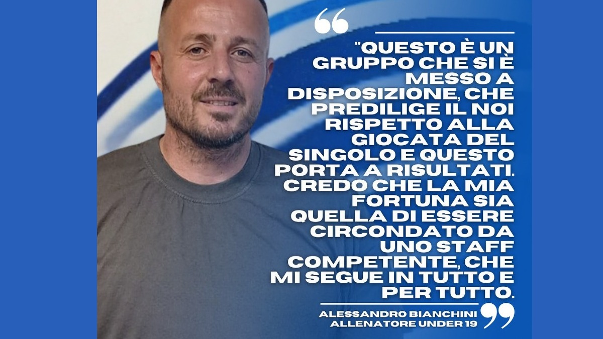 Under 19 Elite. Il tecnico dell'Ottavia Alessandro Bianchini fa il punto della situazione - Lazio