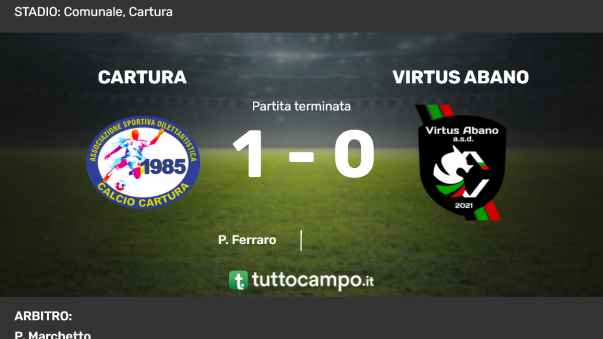 Il Cartura supera la Virtus Abano e si tira fuori dalla zona playout ...