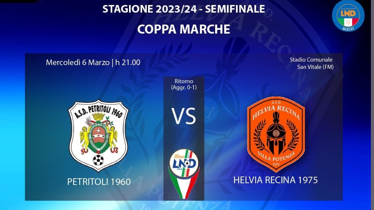 COPPA MARCHE. Petritoli in finale - Marche - Tuttocampo.it