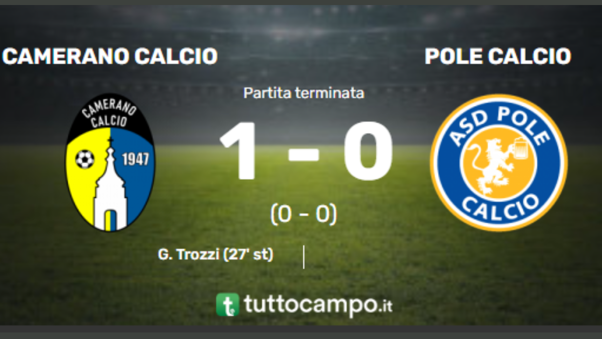 Il Camerano fa le valegie battuto il Pole calcio - Tuttocampo.it