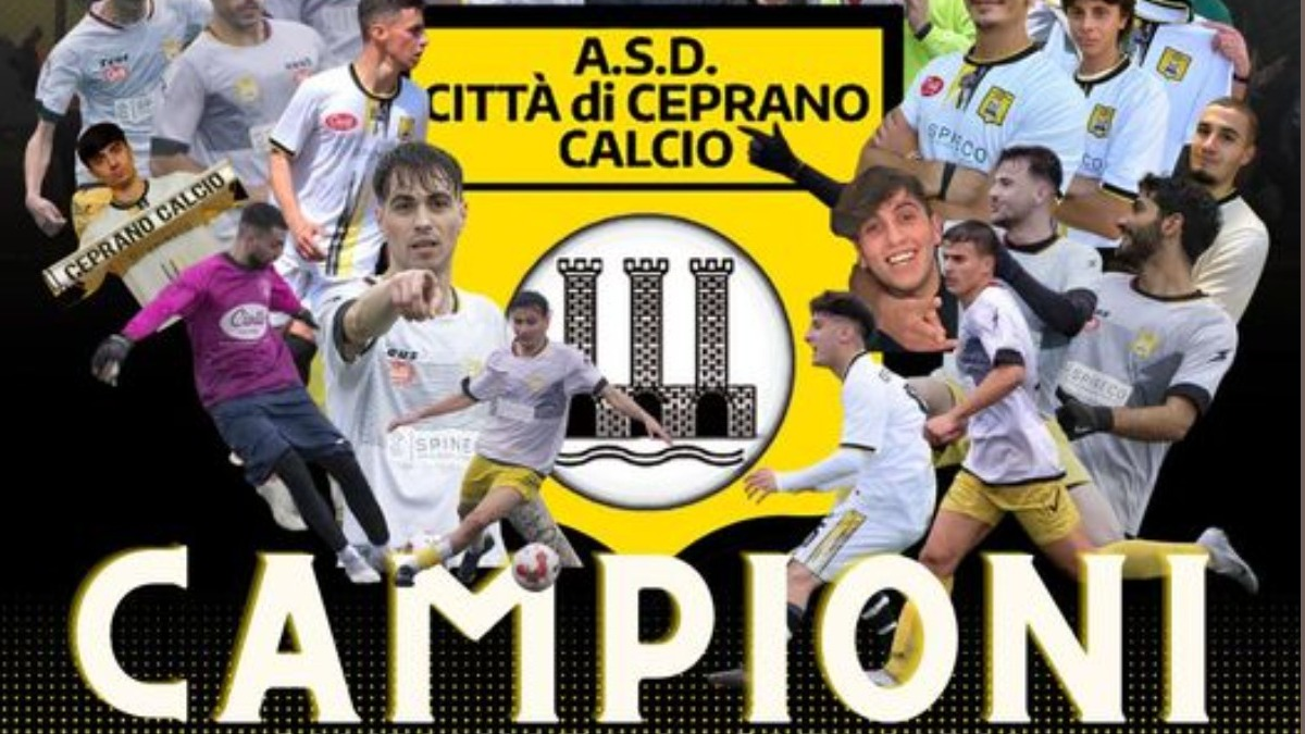 Prima categoria H. Festeggia il Città di Ceprano che centra la ...