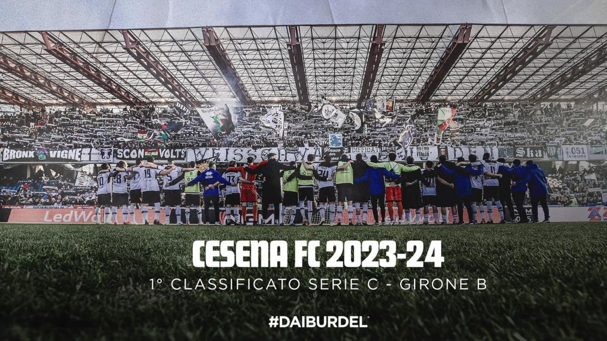 Il Cesena è la prima squadra promossa in Serie B! Decisiva la vittoria con il Pescara