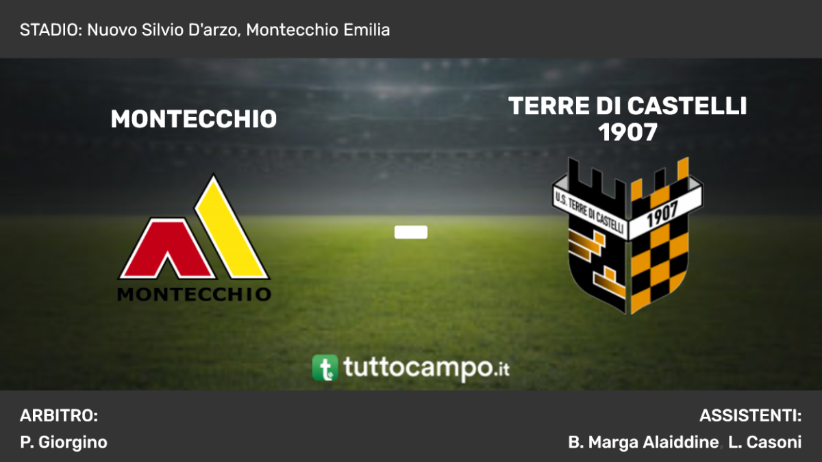 Un ottimo Montecchio non ce la fa contro il Terre di Castelli e perde 1-0