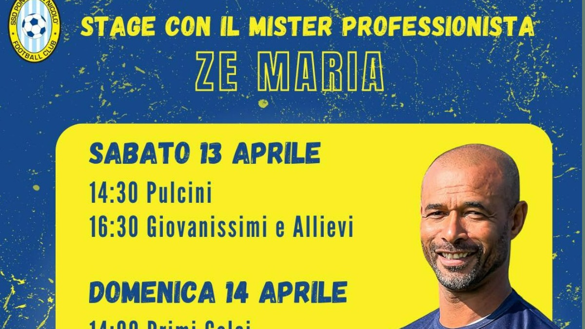 Ponte San Nicolò, l'ex Inter e Parma Ze Maria per uno stage delle ...