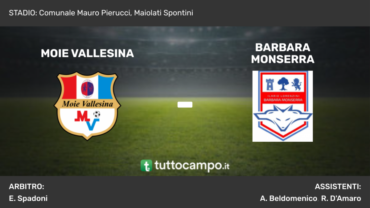 PROMOZIONE. Un punto a testa per Moie e Barbara Monserra - Marche