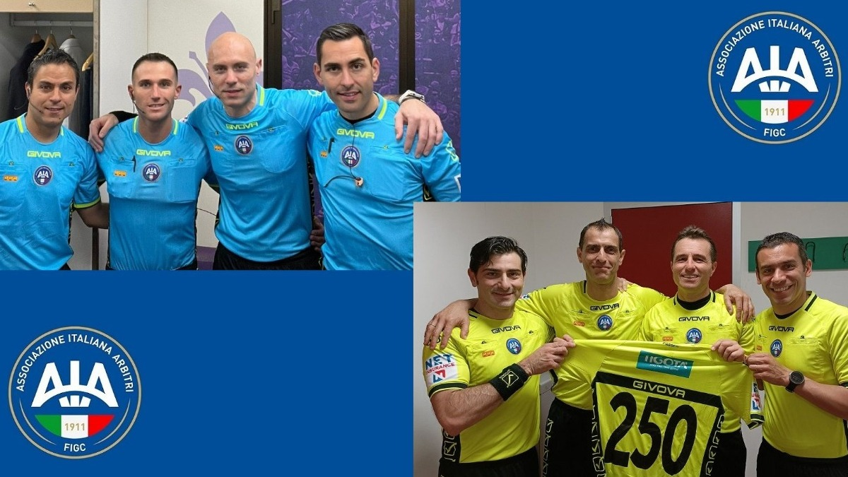 Esordio in serie A per l'arbitro Davide Di Marco e 250 presenze per l ...