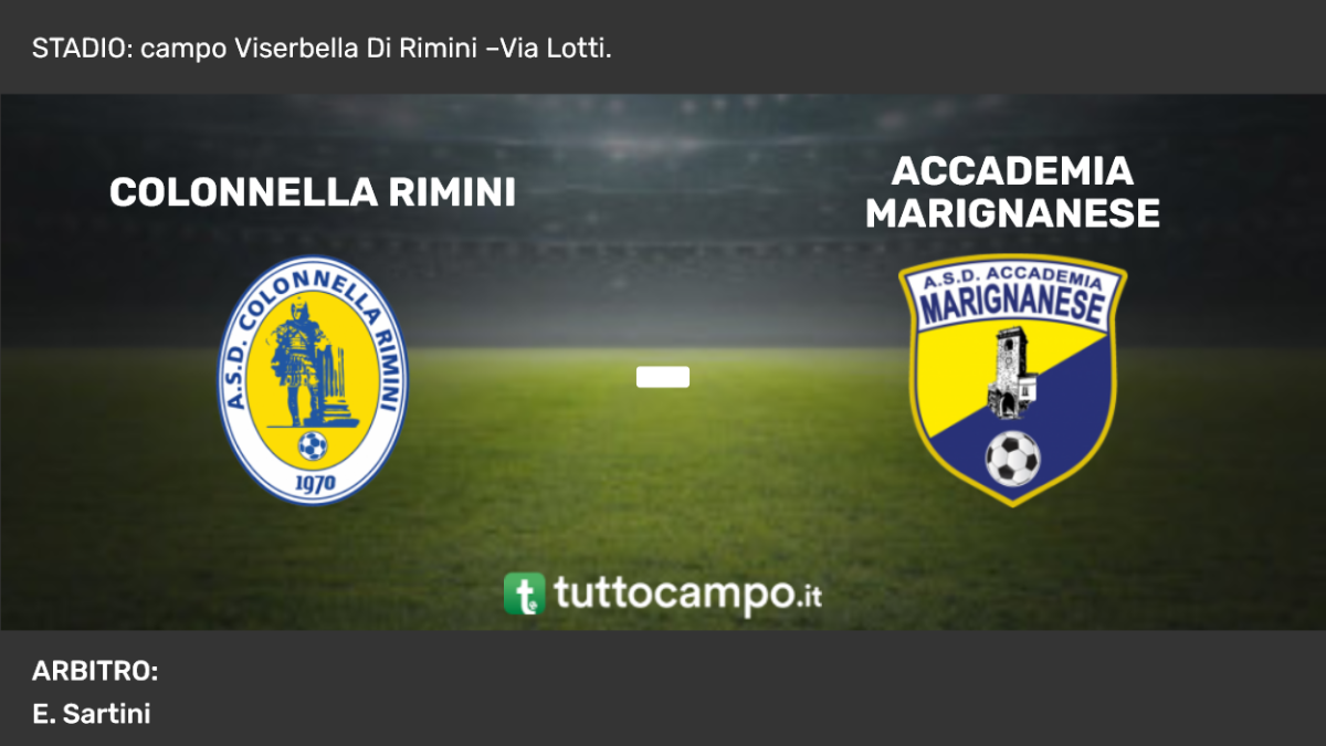 Colonnella Rimini vs Accademia Marignanese - Emilia-Romagna - Rimini