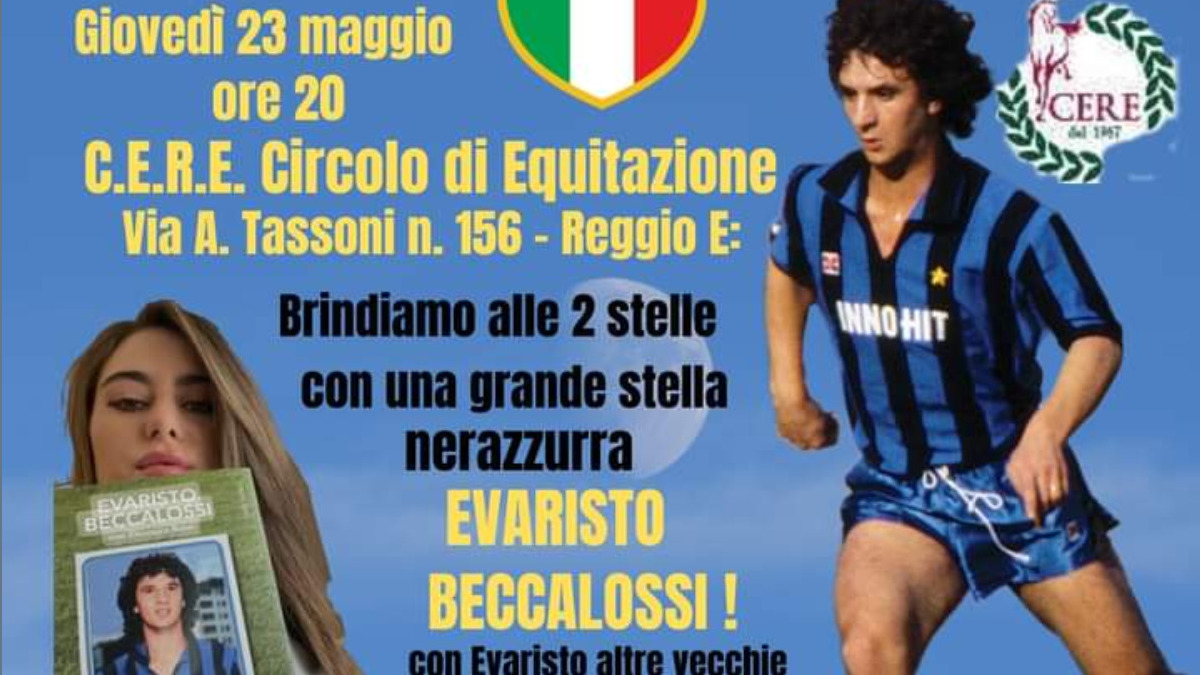 Giovedì 23 maggio alle 20 al Cere la festa scudetto dell'Inter con Evaristo Beccalossi - Emilia ...