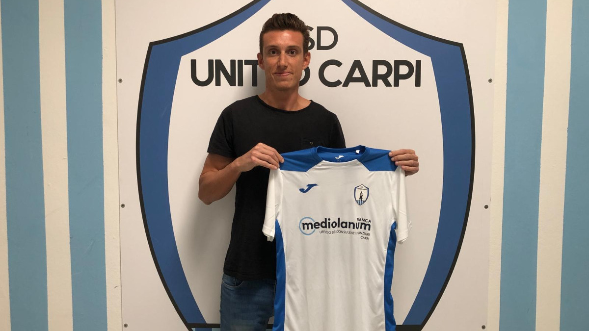 United Carpi, Il primo rinforzo è il difensore Sentieri - Emilia-Romagna