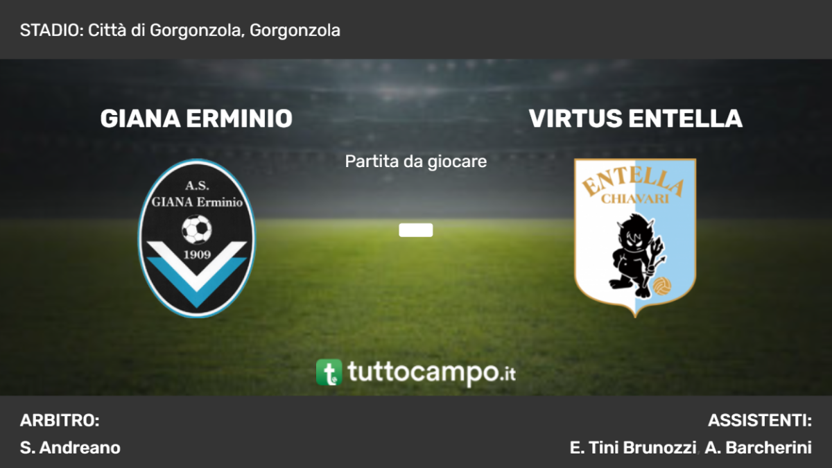 Coppa Italia Serie C. Giana Erminio - Virtus Entella: le formazioni ...