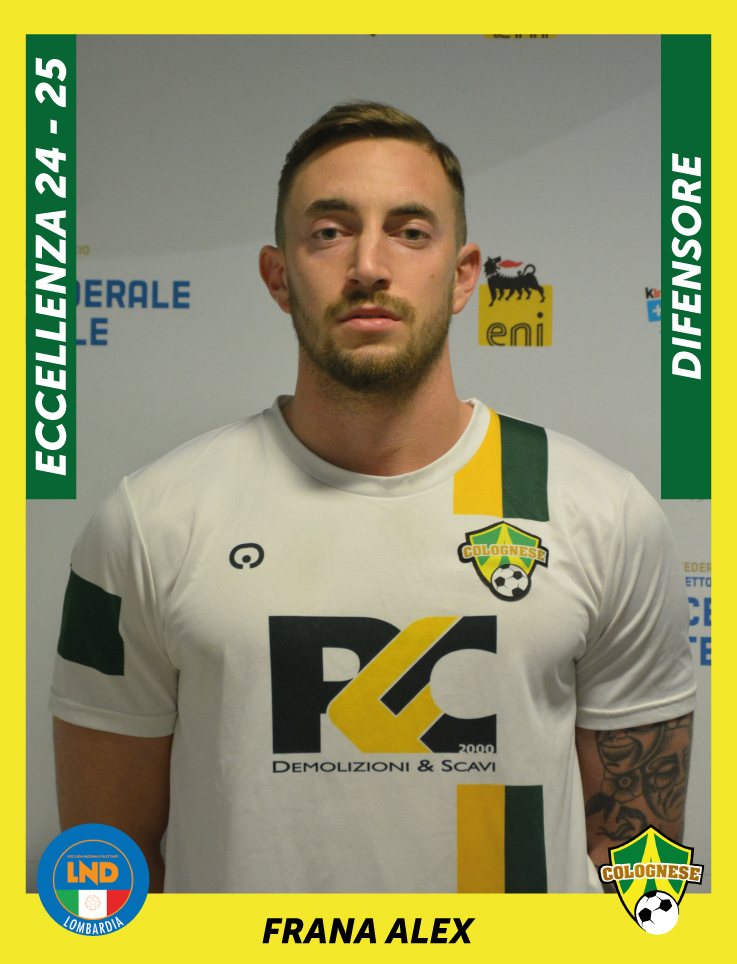 Scheda Giocatore G7685573 - Brianza Olginatese - Eccellenza Girone B ...