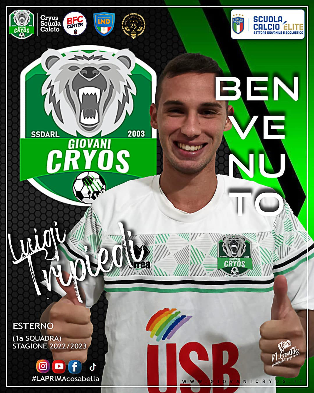 Scheda Giocatore G7840957 - Svincolato - Prima Categoria Girone B Puglia