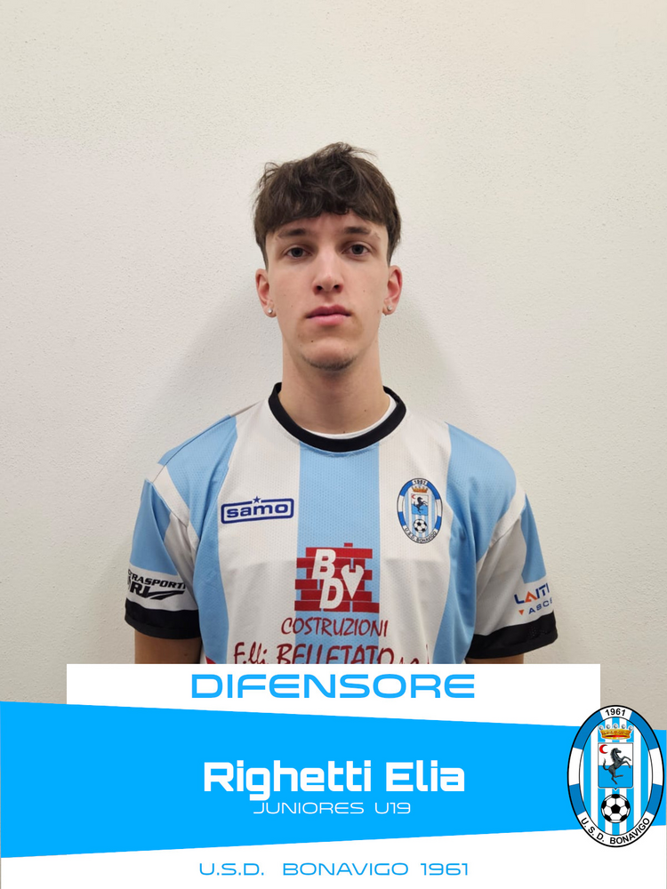 Scheda Giocatore G8266240 - Bonavigo 1961 - Juniores Provinciali U19 ...