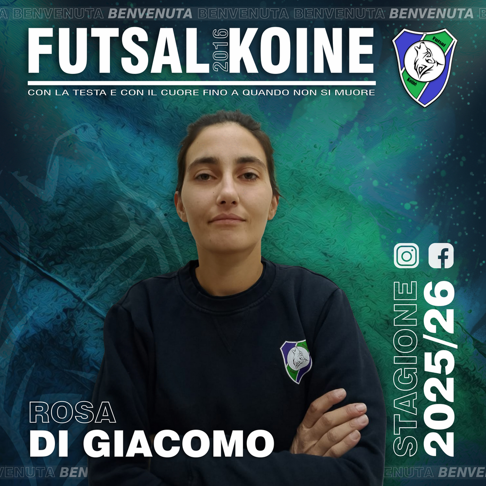 Scheda Giocatore G8556010 - Futsal Koine W5 - Femminile Calcio a 5 Serie C - Coppa Italia Fase ...